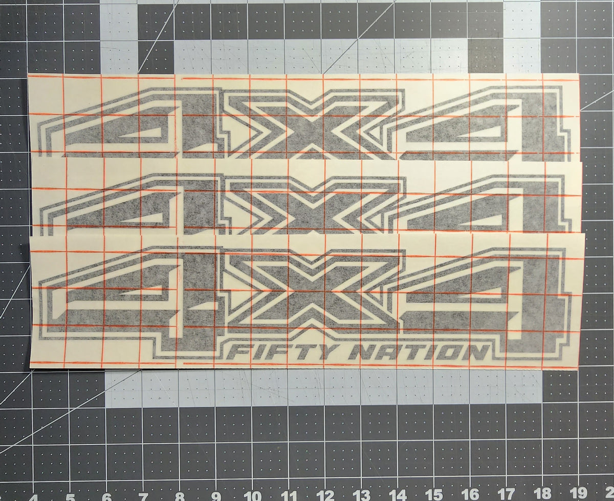 4x4 DECAL – FIFTY NATION