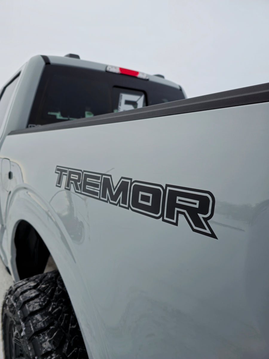 F150 Tremor matte black decals – FIFTY NATION